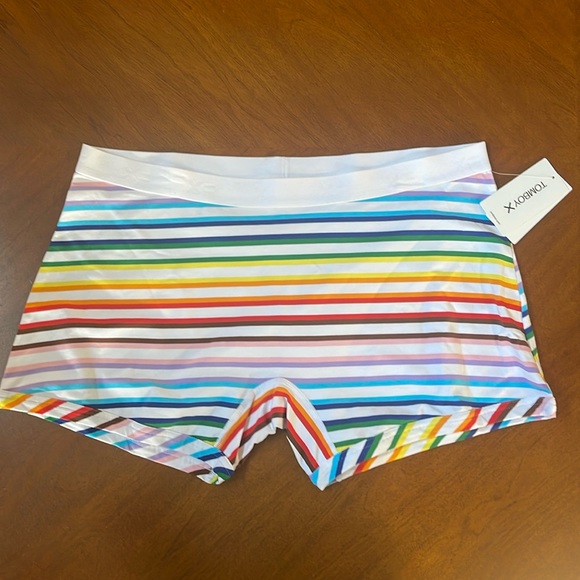 TomboyX | Shorts | Tomboyx Jersey Trunks Pride Stripes 2x | Poshmark